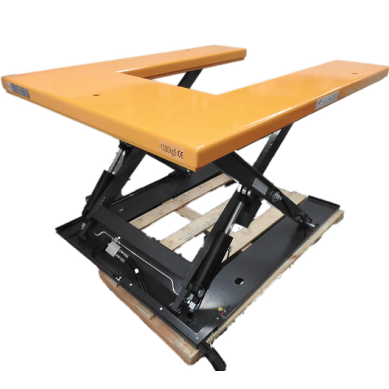 1000kg U Shape Electric Scissor Table 240V 760mm | Electric Scissor ...